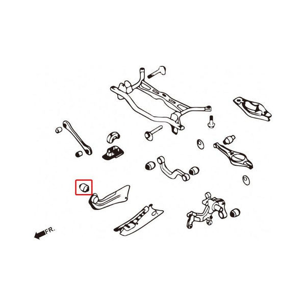 Hardrace MQB Golf / Cupra Rear Trailing Arm Bush - Area Motorsport